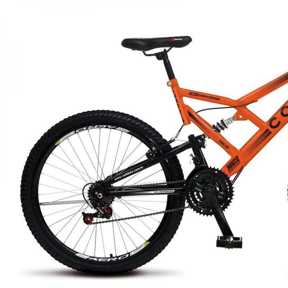 Bicicleta Colli Gps Aro 26 Aero V-brake Dupla Suspenção | MadeiraMadeira
