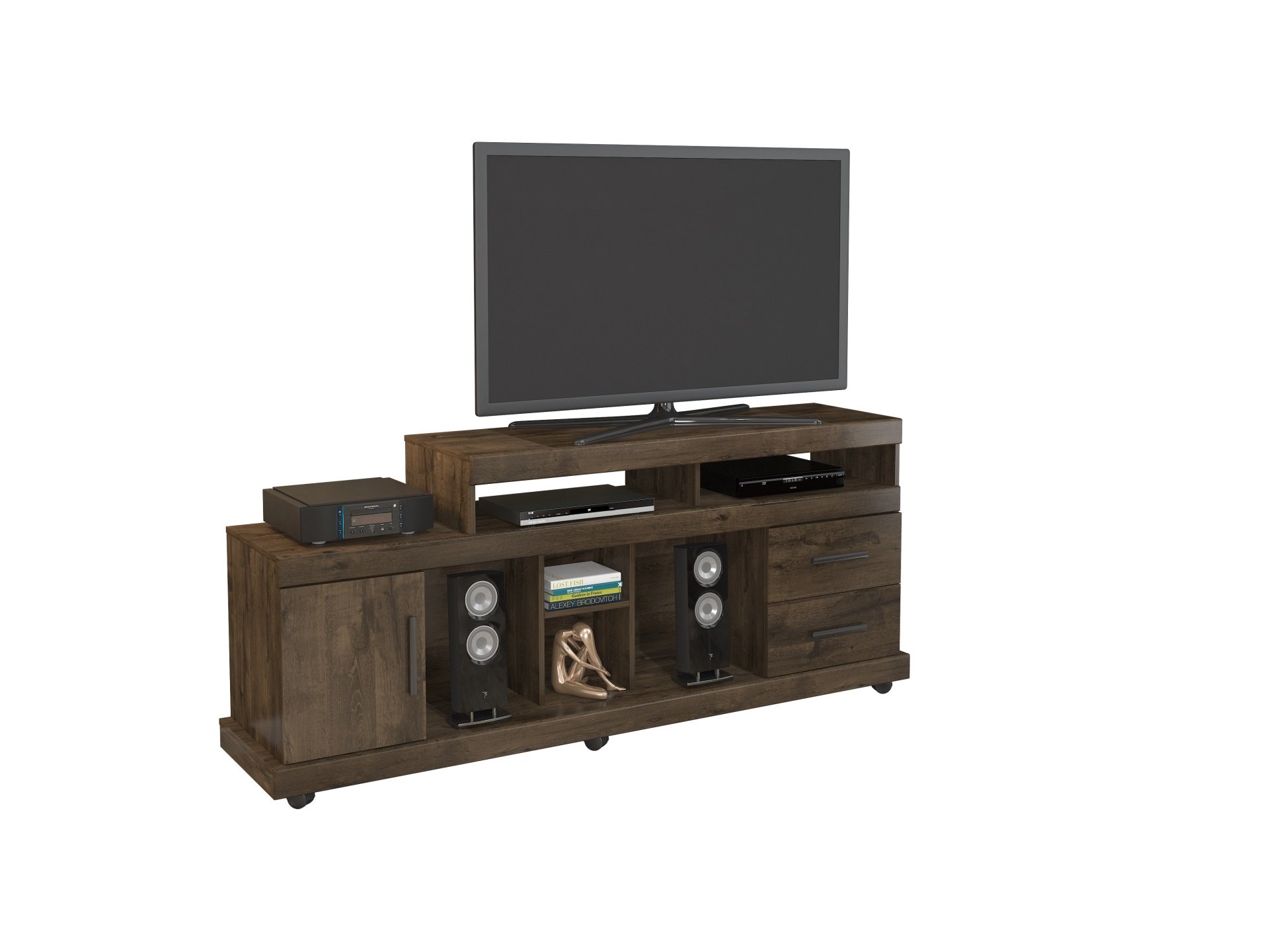 Rack Bem Te Vi para TV até 50 Polegadas JCM Movelaria CACAU ...