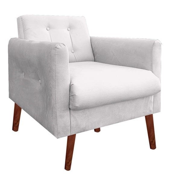 Kit Poltrona Emanuela Bege Claro | MadeiraMadeira