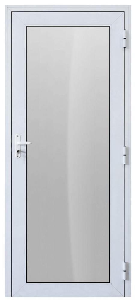 Porta de Alumínio America Vidro Liso Lambril Maxx e - 210x110 ...