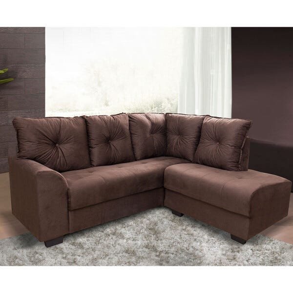 Sofá Dinamarca de Canto 300 Hellen | MadeiraMadeira