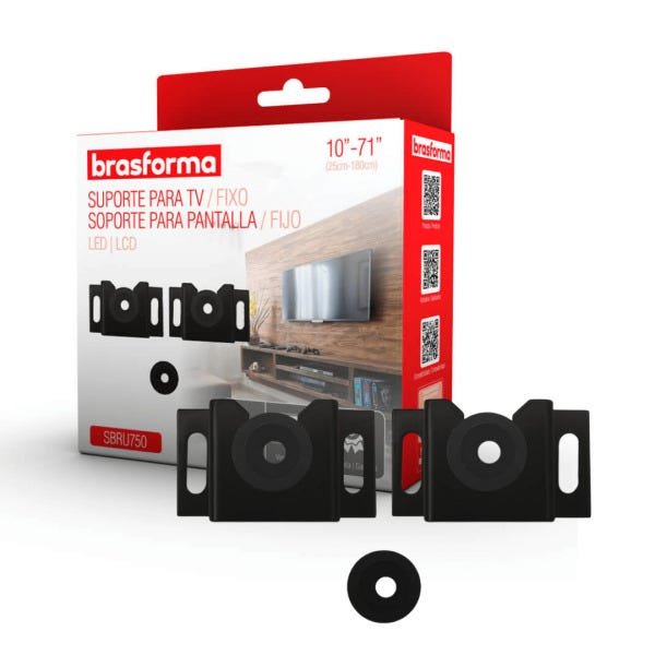 Suporte TV Universal Fixo para Parede e Painel Resistente 10-71" LED ...