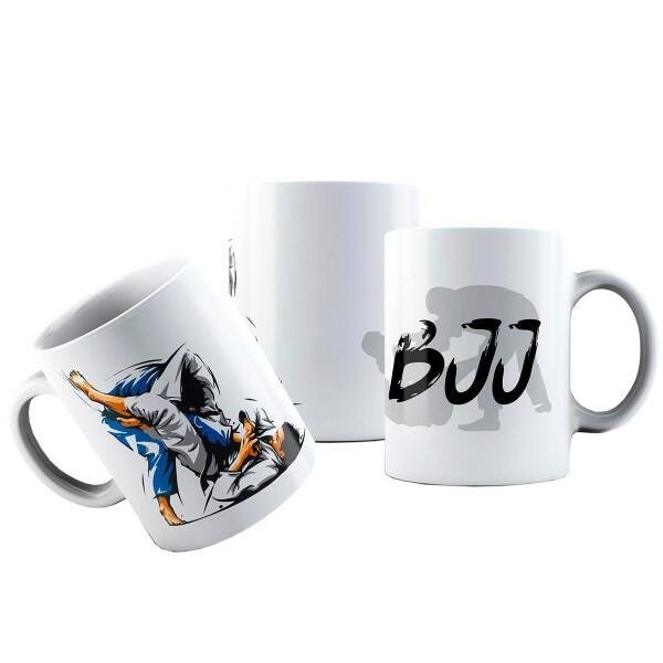 Caneca Cerâmica Bjj Brazilian Jiu Jitsu Lutador Brasileiro | MadeiraMadeira