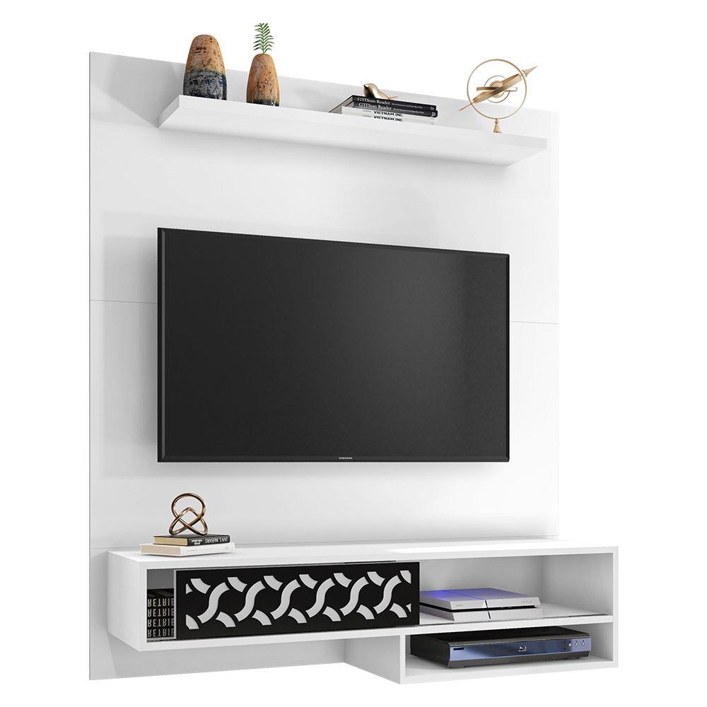 Painel Suspenso Liz para TV até 50 Polegadas L01 - Branco Velluto ...