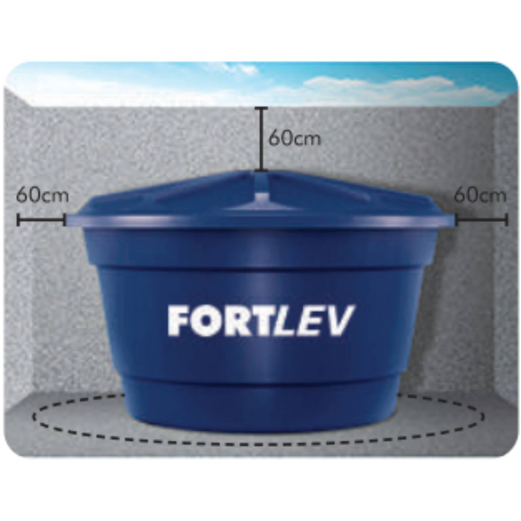 Caixa D´agua 1000l Fortlev Caixa D'água | MadeiraMadeira