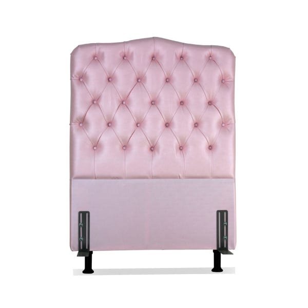 Cabeceira de Cama Box Solteiro 100 cm larg. Dunas Larhome Corino Rosa ...