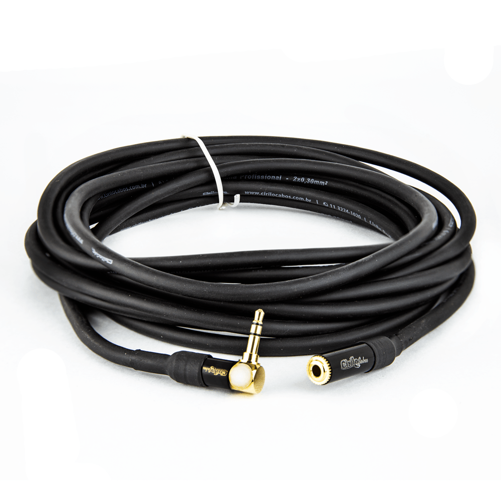 Cabo Adaptador Jack P2 para P2 Estereo - 2 Metros | MadeiraMadeira