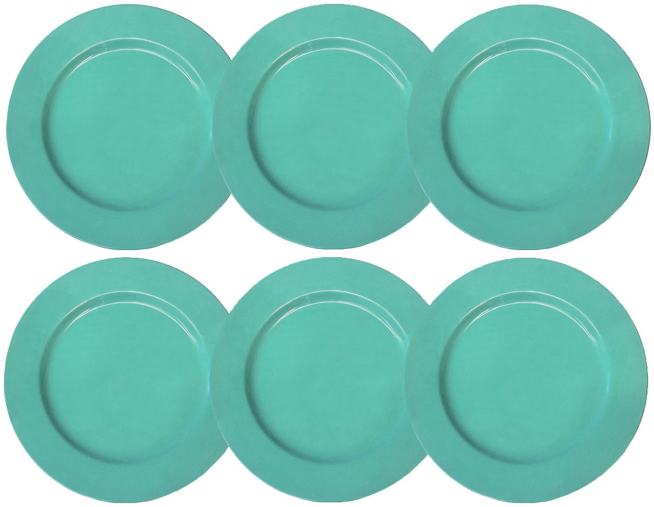 Prato Sousplat Jogo Americano 6 Peças Apoio De Prato Redondo Liso Mesa ...