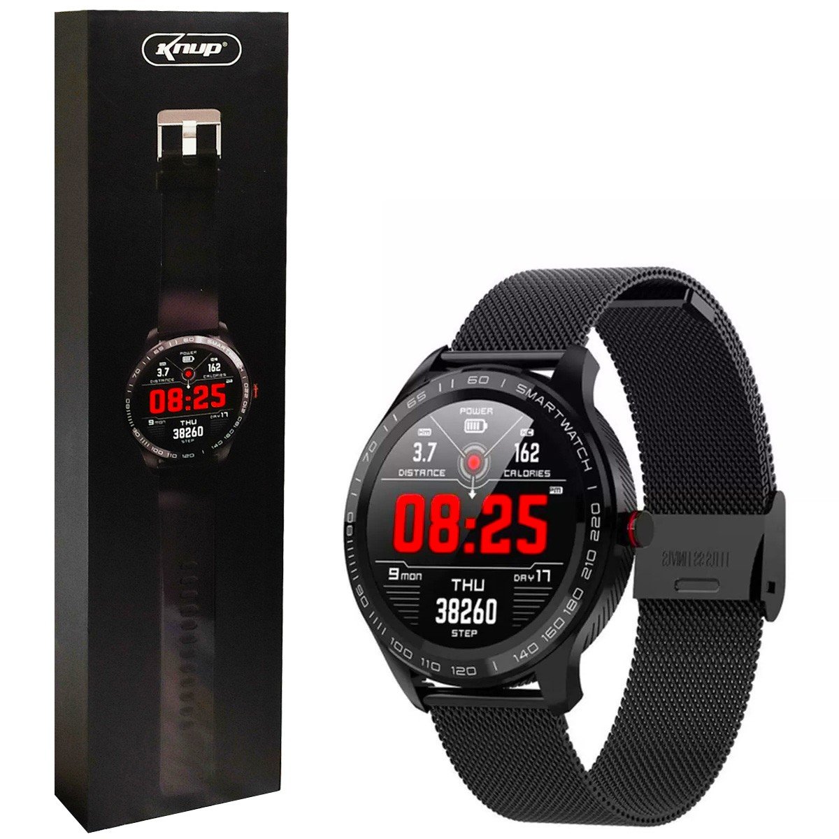 Relógio Inteligente Bluetooth Monitor Cardíaco a Prova D'Água 3 Layouts ...