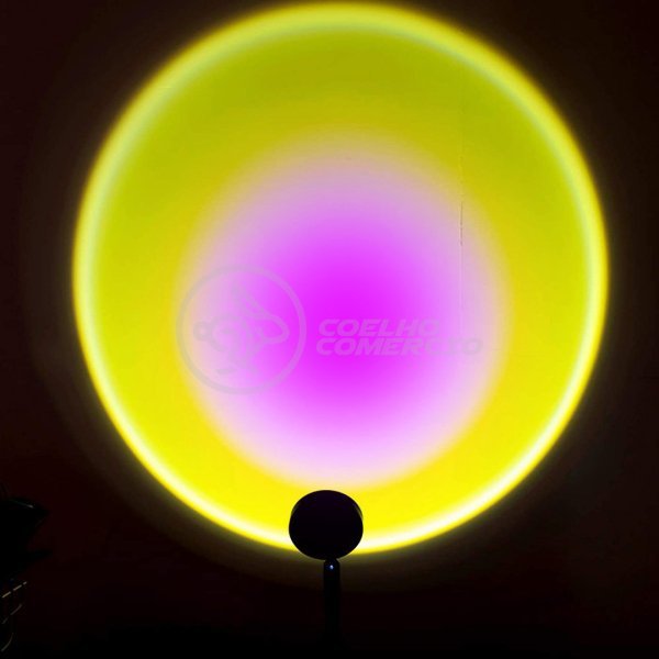 Mini Ring Light Sunset Projetor Luminária Lâmpada Pôr Do Sol Fotos Tik ...