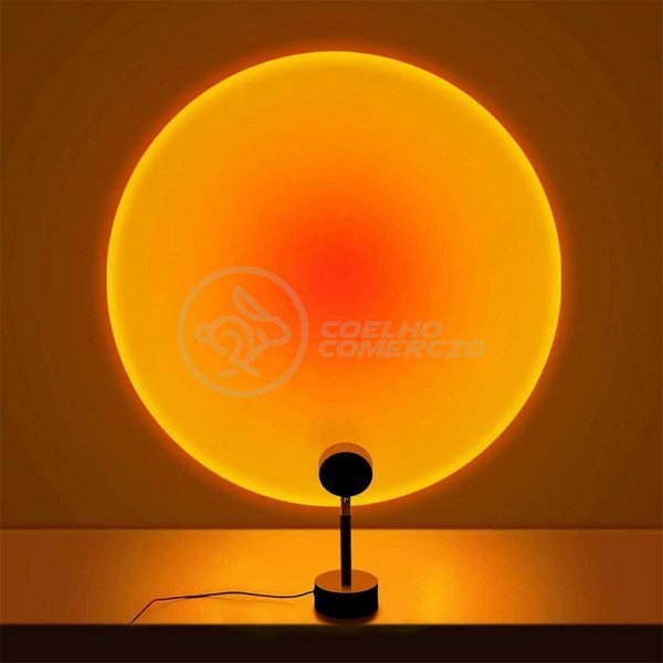 Mini Ring Light Sunset Projetor Luminária Lâmpada Pôr Do Sol Fotos Tik ...