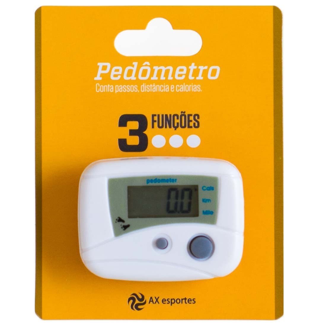 Pedometro Digital AX Esportes com 3 Funcoes | MadeiraMadeira