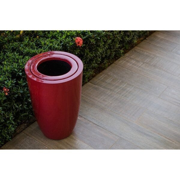 Lixeira em Fibra Vidro 50L LFV2F Astra | MadeiraMadeira