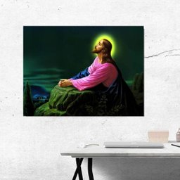 Quadro Decorativo Jesus Cristo 80x60cm. | MadeiraMadeira