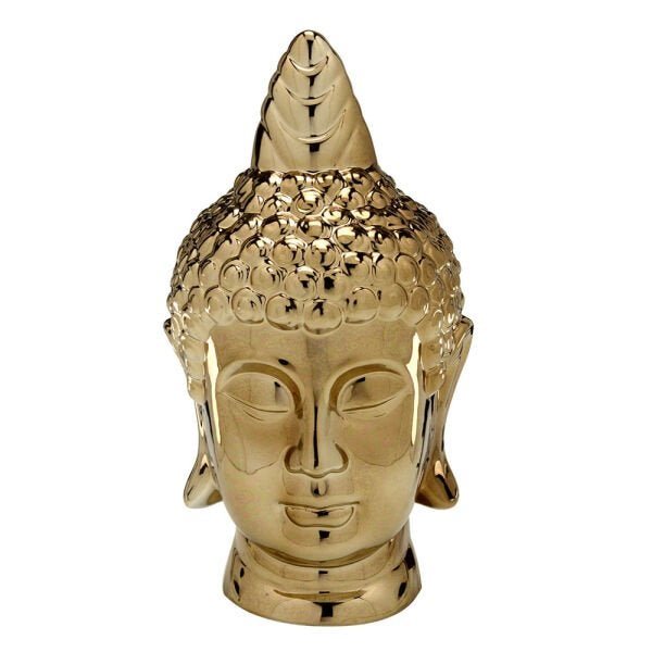 Escultura Buda Bronze Decorativo em Cerâmica 445-631069 | MadeiraMadeira