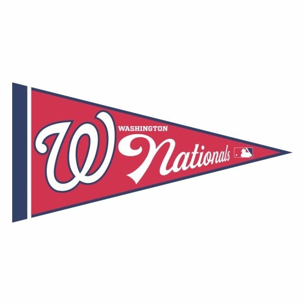Placa Decorativa Tema Flags Americanas - Washington Nationals PDF-MLB ...