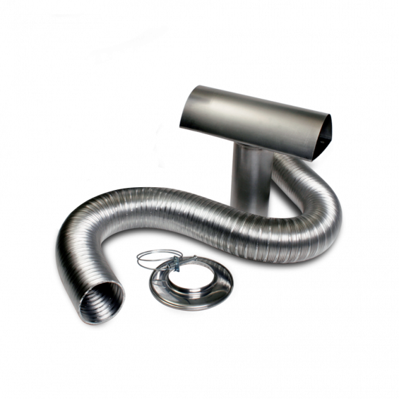 Kit Chaminé Fácil 100 X 370MM Alumínio - Westaflex wdb chaminé para ...