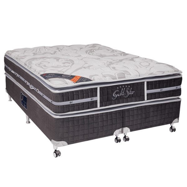 Colchão Casal Colchões Castor Super Luxo Látex Double Face 138x188 ...