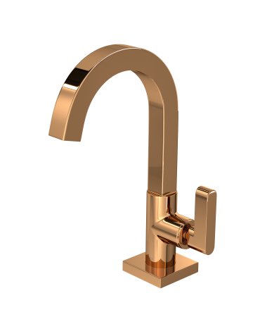 1198.GL38.RD Torneira De Mesa Bica Alta Para Lavatório Soul Red Gold ...
