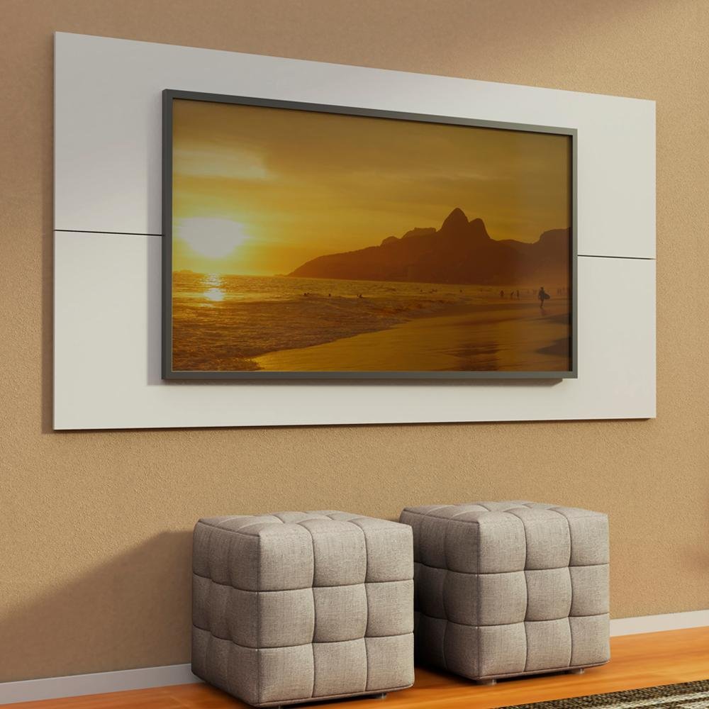 Painel para Tv até 55 Polegadas Madesa - Branco | MadeiraMadeira