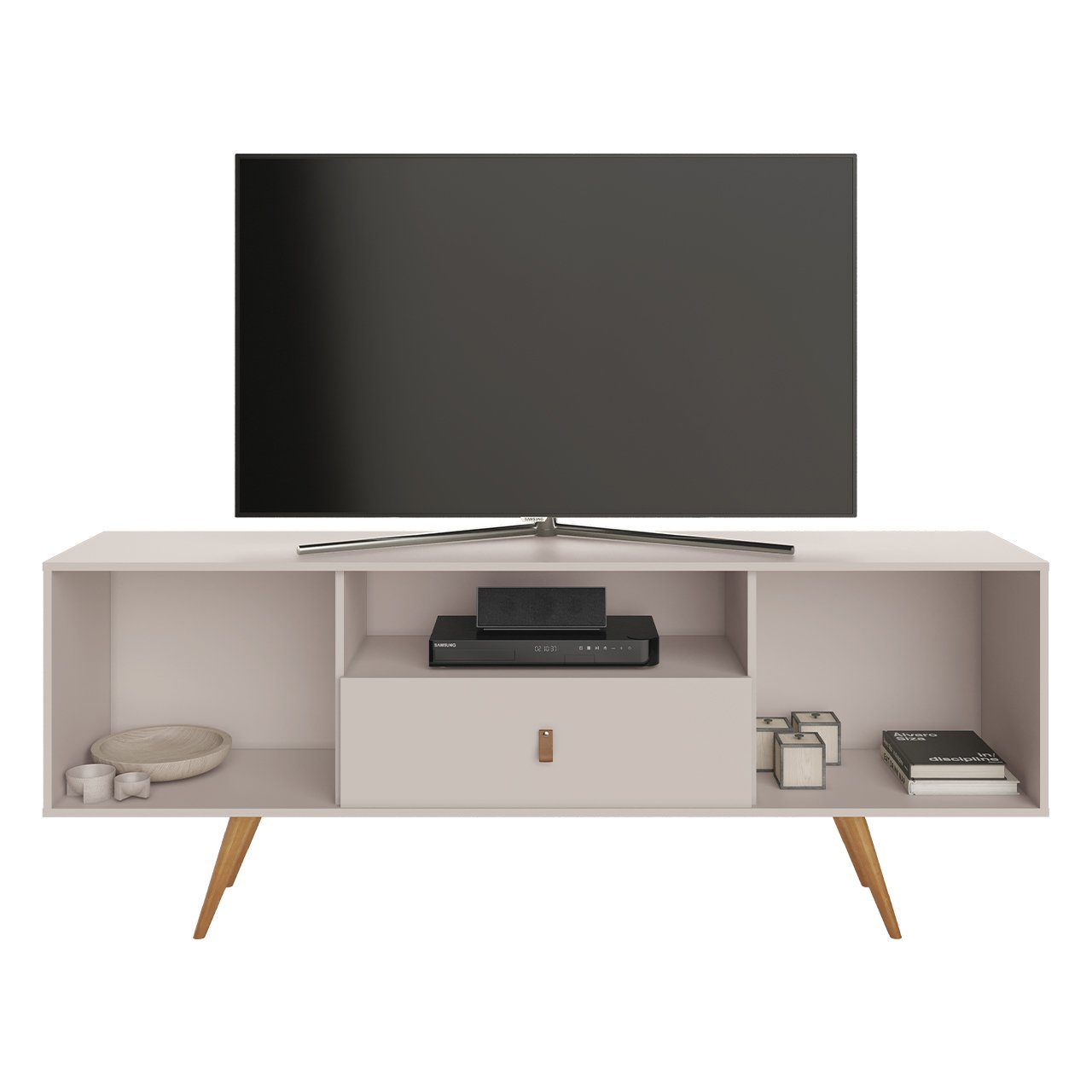 Rack para TV de Até 70 Polegadas Sublime JCM Movelaria RACK SUBLIME OFF/CINAMOMO FOSCO JCM ...