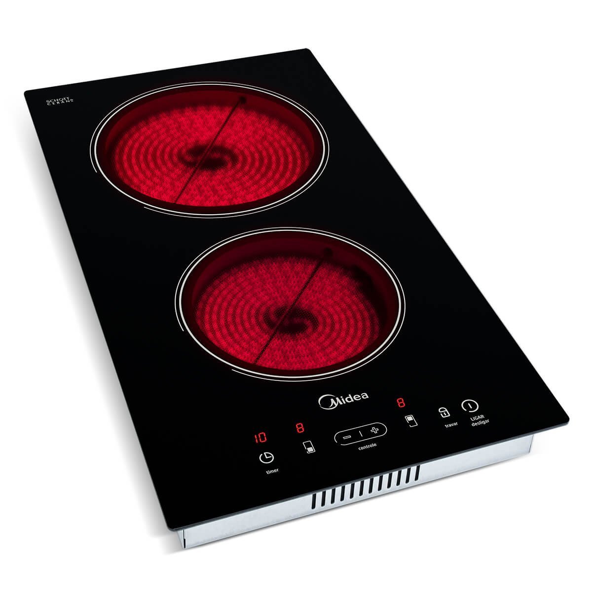 Cooktop Elétrico Midea Vitrocerâmico 2 Bocas Cca20p2 - 220v ...