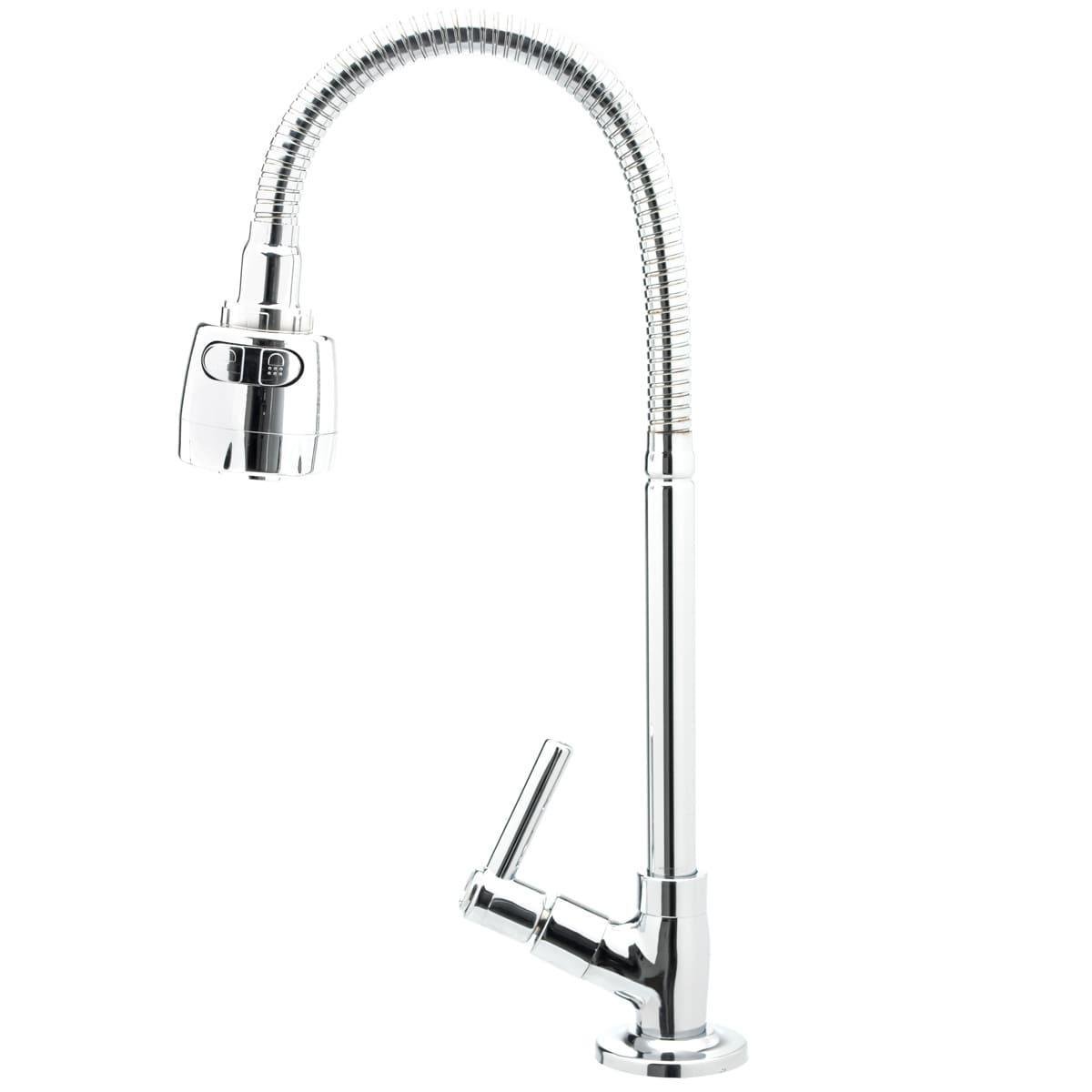 Torneira Y Bancada Gourmet 1/4 Volta Inox Cromado | MadeiraMadeira