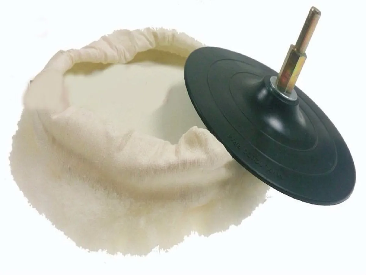 Kit Polimento P/ Furadeira Disco + adaptador Massa 3M Boina Polir ...