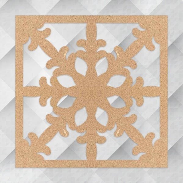 Painel Vazado Bloco de Neve Kit com 10 Unidades de 20cm | MadeiraMadeira