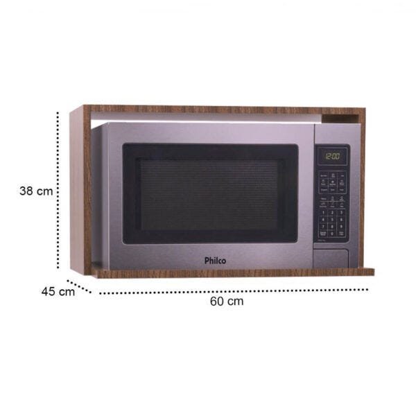 Nicho Micro-ondas ou Forno 60Cm Carvalho Lilies Móveis | MadeiraMadeira