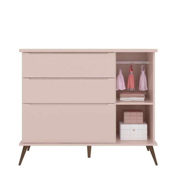 Cômoda Bêbe Sapateira Manu Rose | MadeiraMadeira
