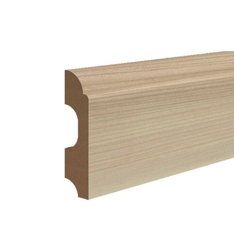 Rodapé de MDF Durafloor clean 8cm x 18mm x 2,10m | MadeiraMadeira