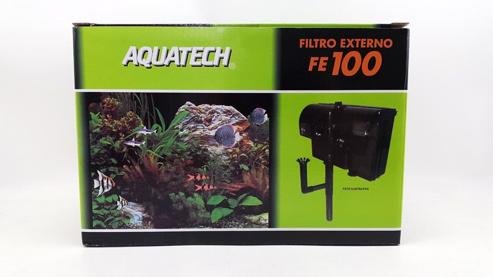 Filtro Externo para Aquarios Modelo FE 100 Aquatech Vigo Ar - Aquários de até 230 litros - Vazão ...