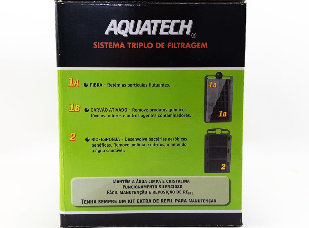 Filtro Externo para Aquarios Modelo FE 100 Aquatech Vigo Ar - Aquários de até 230 litros - Vazão ...
