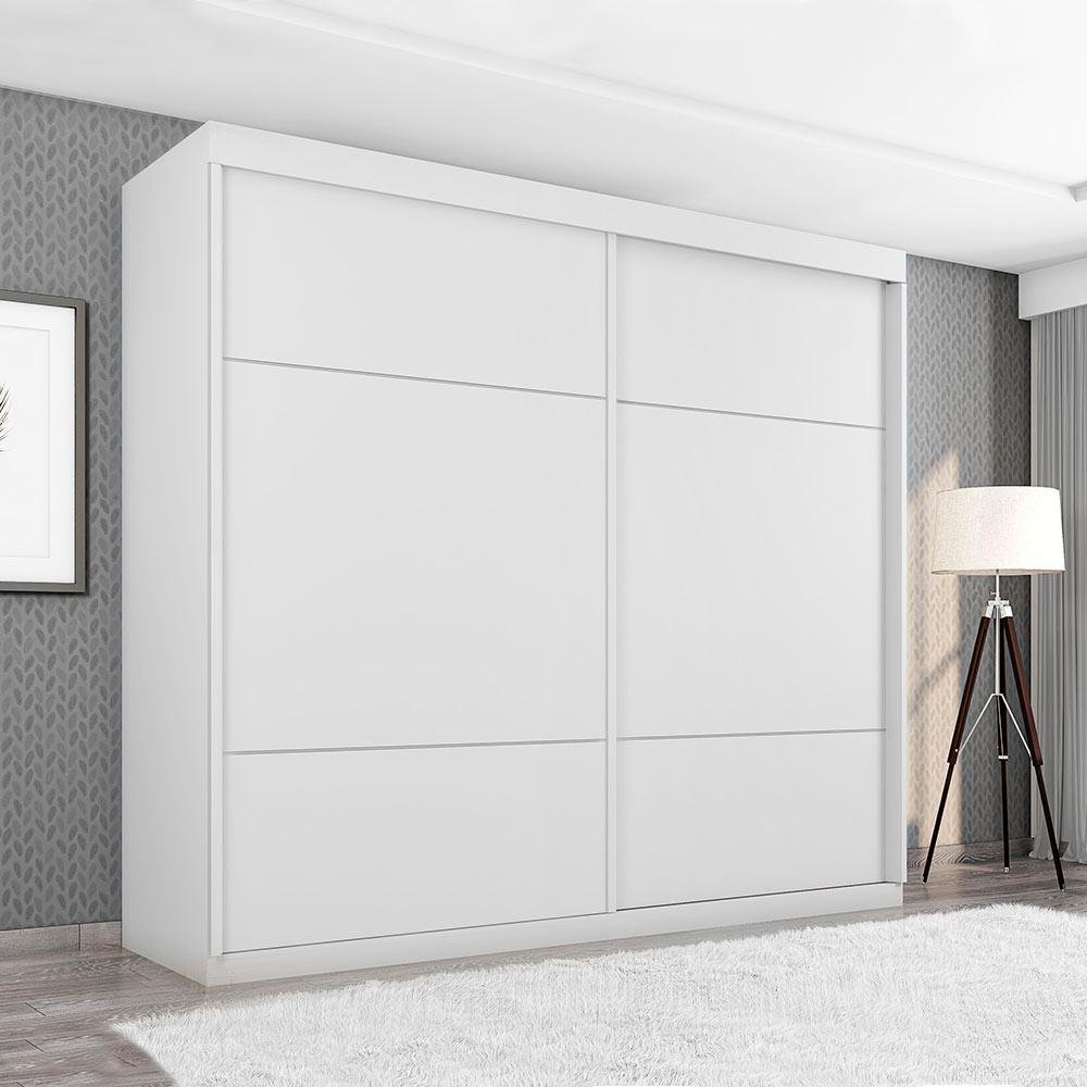Guarda-Roupa De Casal MDP Branco Framar | MadeiraMadeira