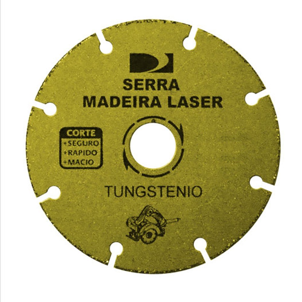 Disco Serra Madeira Laser Tungstênio 7.1/4" 180mm Diametalic ...
