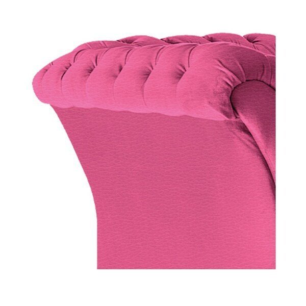 Sofá Recamier Decorativa Chesterfield Sofia Corano Pink Capitonê ...