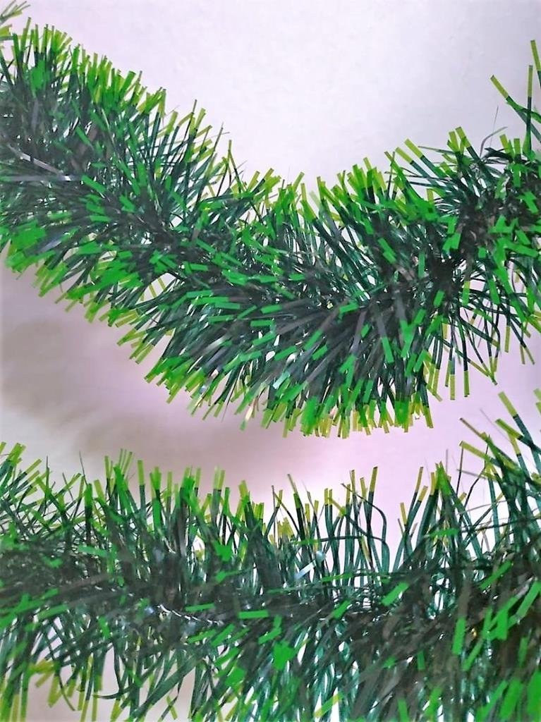 Festão Arvore De Natal Verde Decorar Enfeitar 8cm - 2m Natal ...