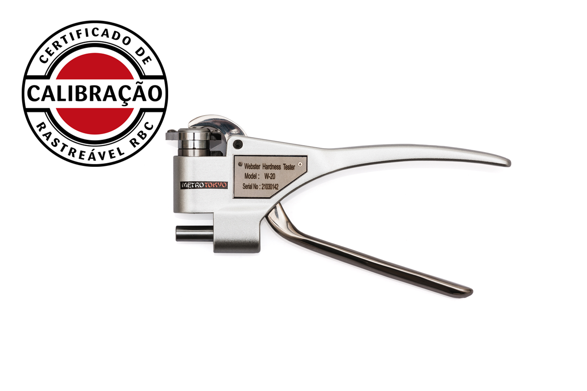 Durômetro Portátil Webster Tipo W-20 - MTK-1022 - 0 a 20 HW - Fornecido ...