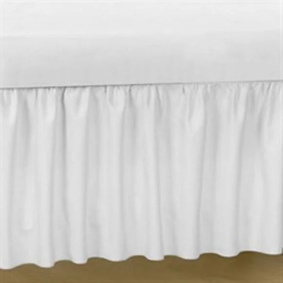 Saia Ou Babado De Berço Padrão Americano Branca | MadeiraMadeira