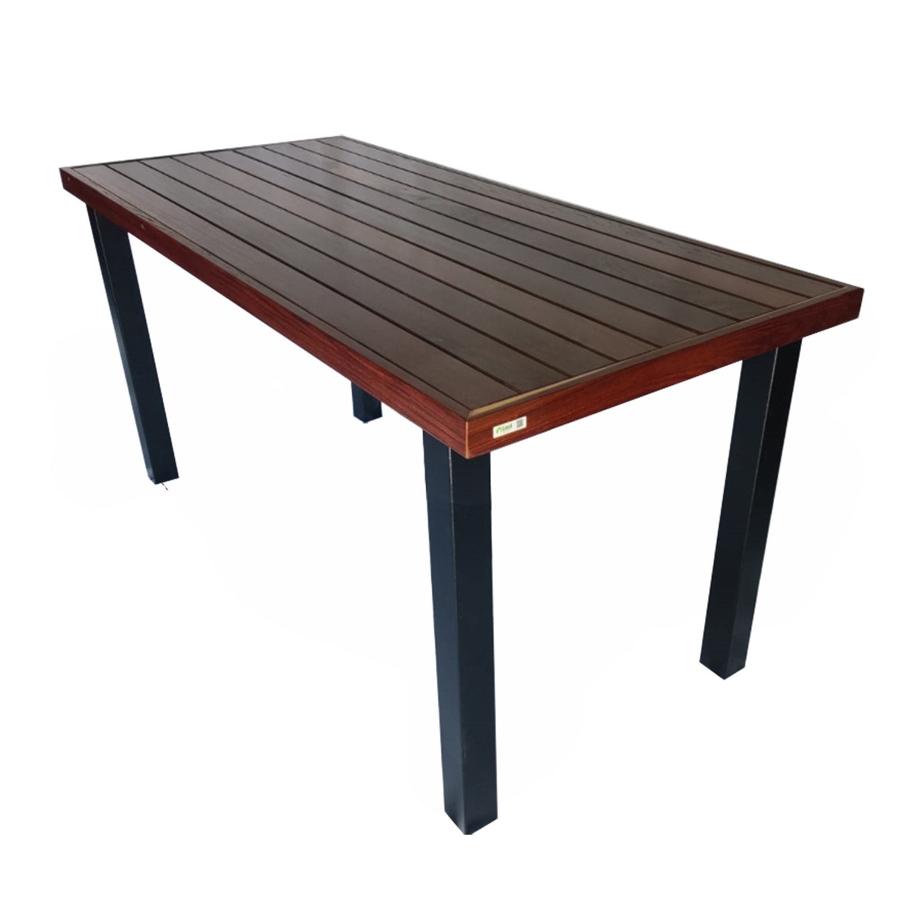 Mesa Ripada Dallas Madeira Maciça Área Externa 1,30m | MadeiraMadeira