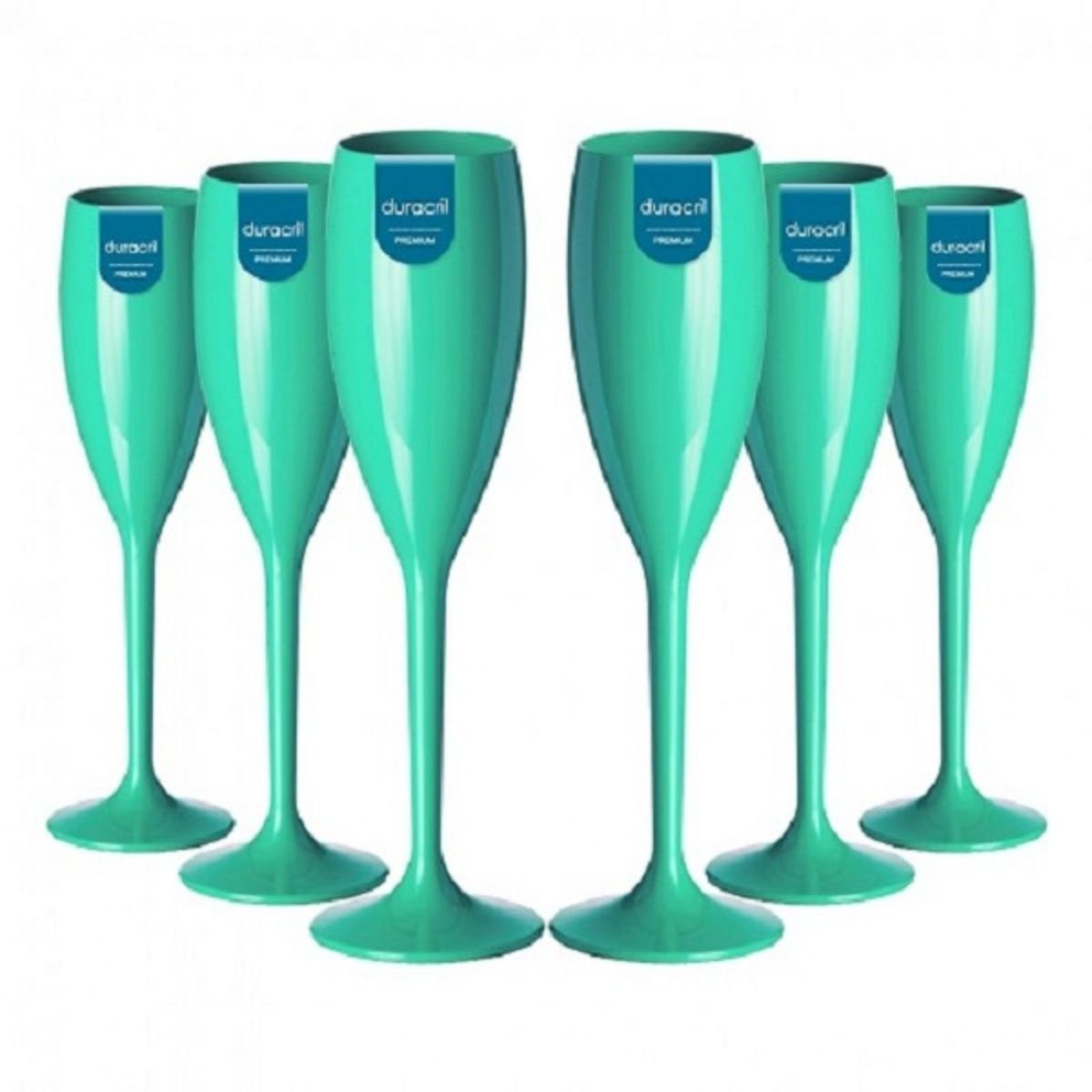 48 Taças Champanhe 160 ml - Champ Azul Tiffany | MadeiraMadeira