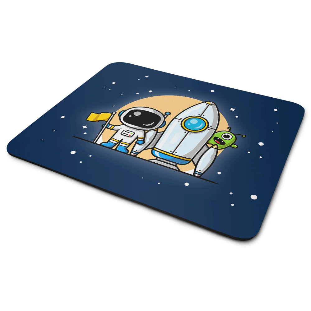 Mouse Pad Divertido - Astronauta Descovery | MadeiraMadeira