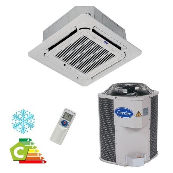 Ar-Condicionado Split Cassete Carrier 48.000 BTUs Frio 380V Trifásico ...