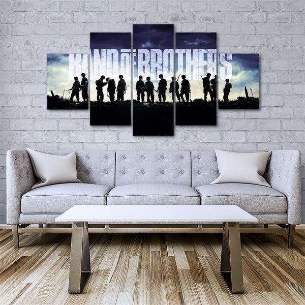 Quadro Decorativo em Mosaico MDF Band Of Brothers 115x60cm | MadeiraMadeira