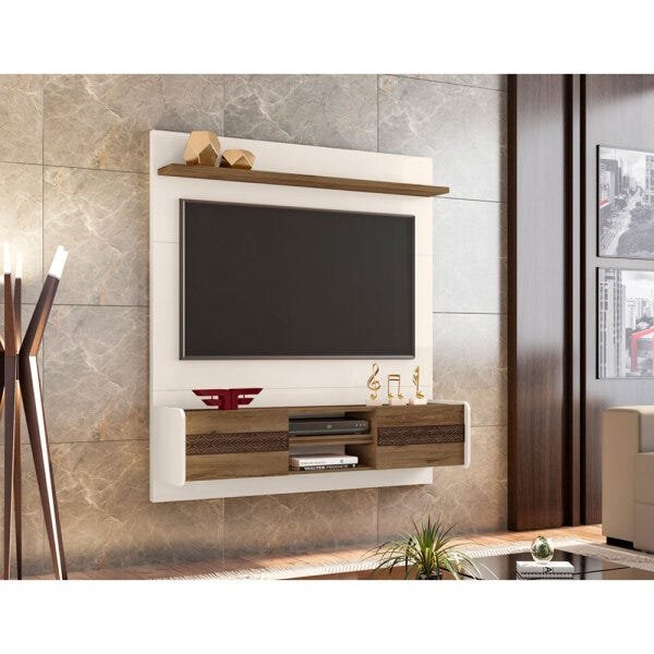 Painel para TV até 55 Polegadas Off White Lord - Frade Movelaria ...