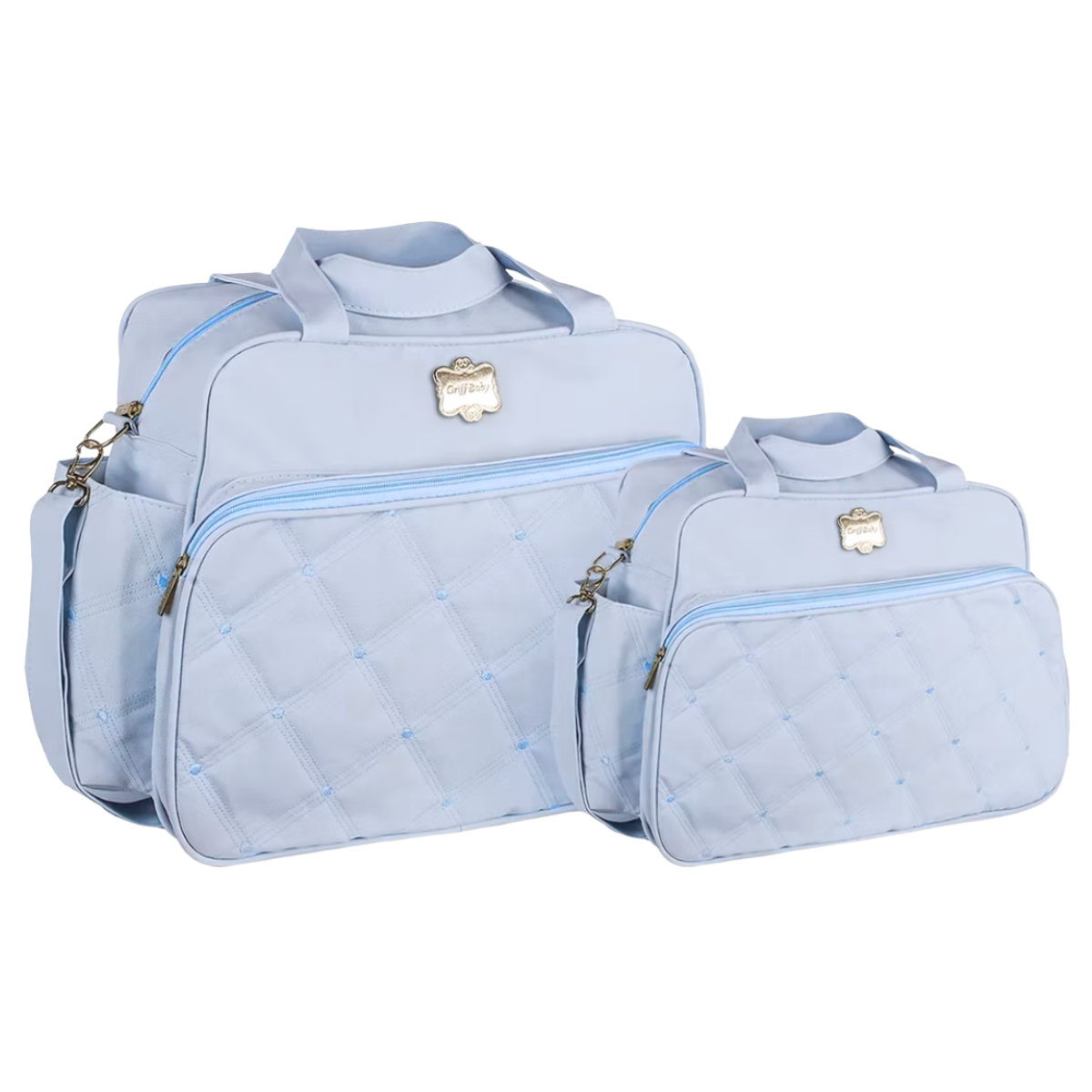 Kit Bolsas Maternidade Griff Baby Comfort Azul Claro | MadeiraMadeira