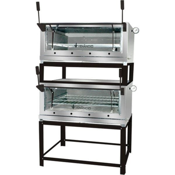 Forno Lastro Eletrico Guilhotina Italia Roma 2 Camaras Feridi90 220V ...