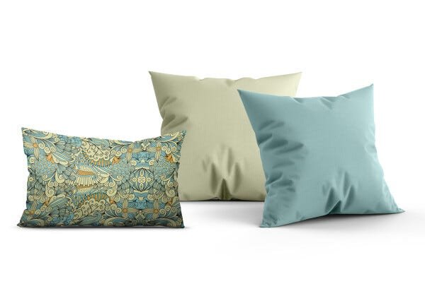 KIT ALMOFADAS DECORATIVAS ESTAMPADA RETANGULAR | MadeiraMadeira