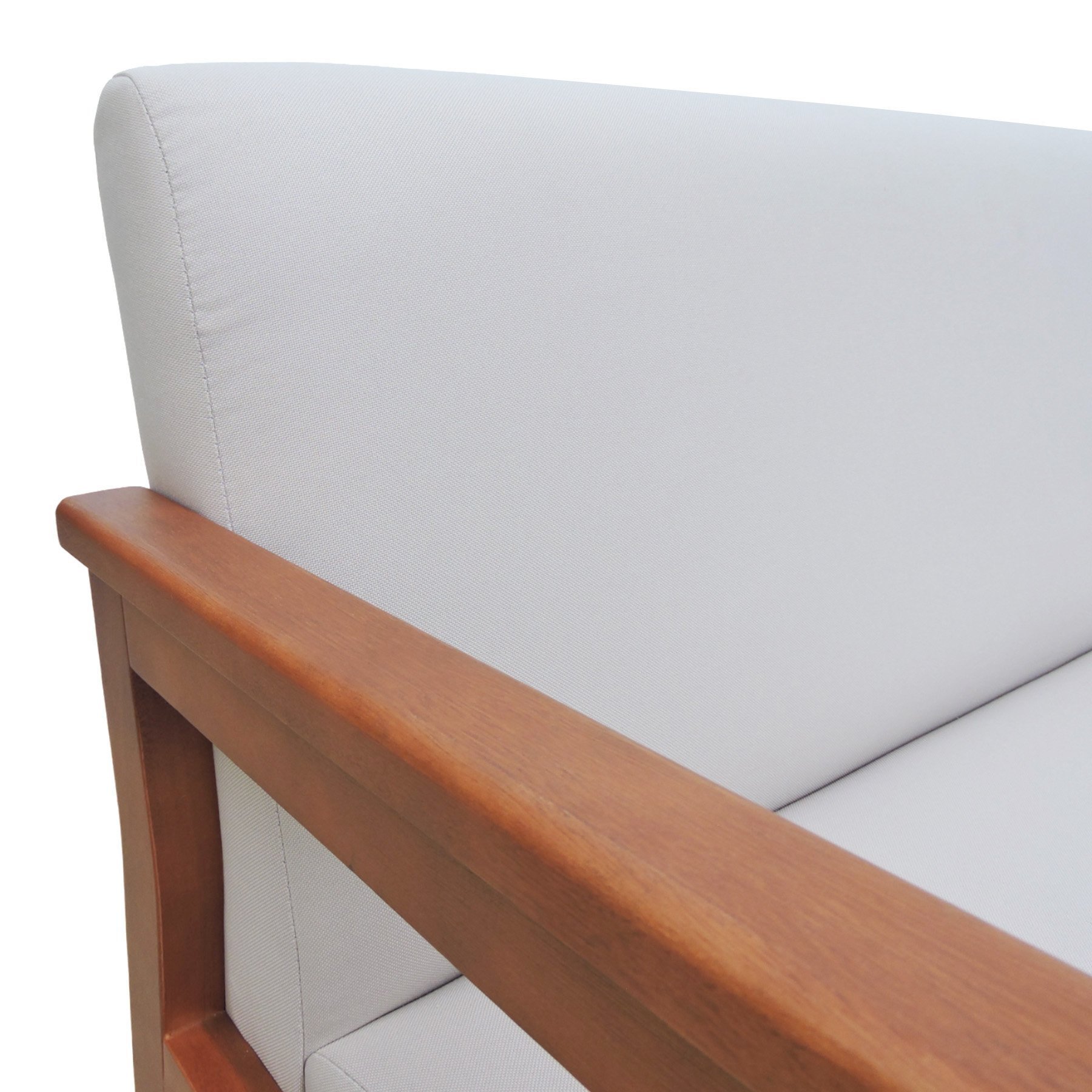 Sofá 2 Lugares/Namoradeira Veneza Madeira Maciça Assento e Encosto ...